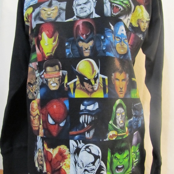 Marvel | Tops | Marvel Multi Characters Longsleeve | Poshmark